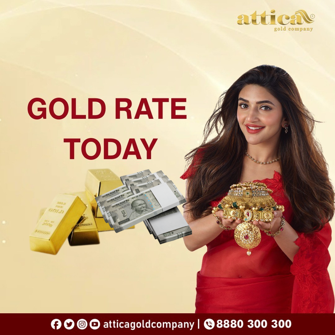 Gold Rate Today – Live Gold Price & Selling Tips | Attica Gold Company
